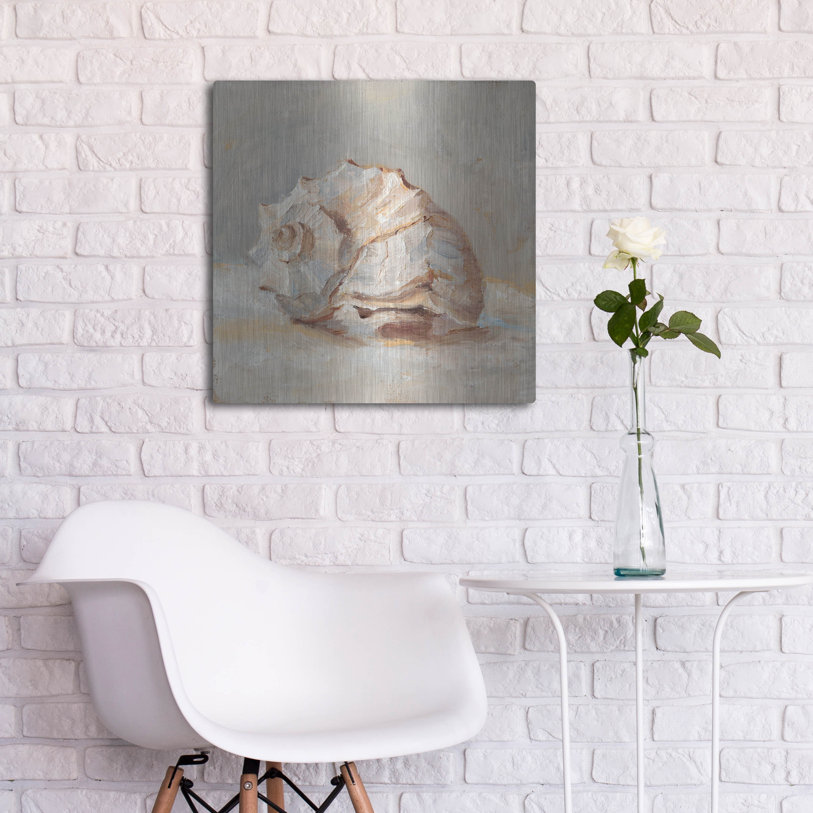 Luxe Metal Art 'Impressionist Shell Study II' By E " Impressionist Shell Study II " by Ethan ...